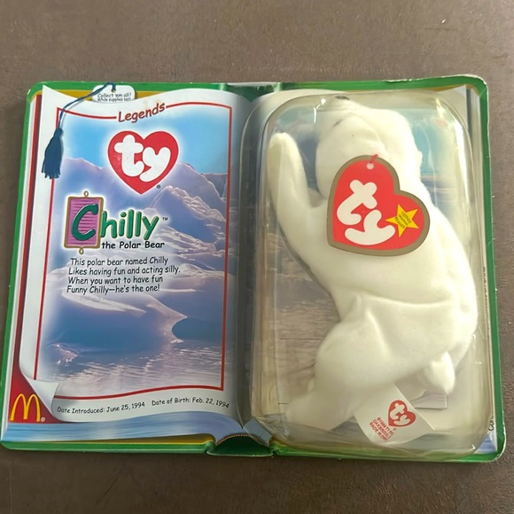 McDonald's | Other | Mcdonalds Legends Chilly The Polar Bear Ty Beanie ...